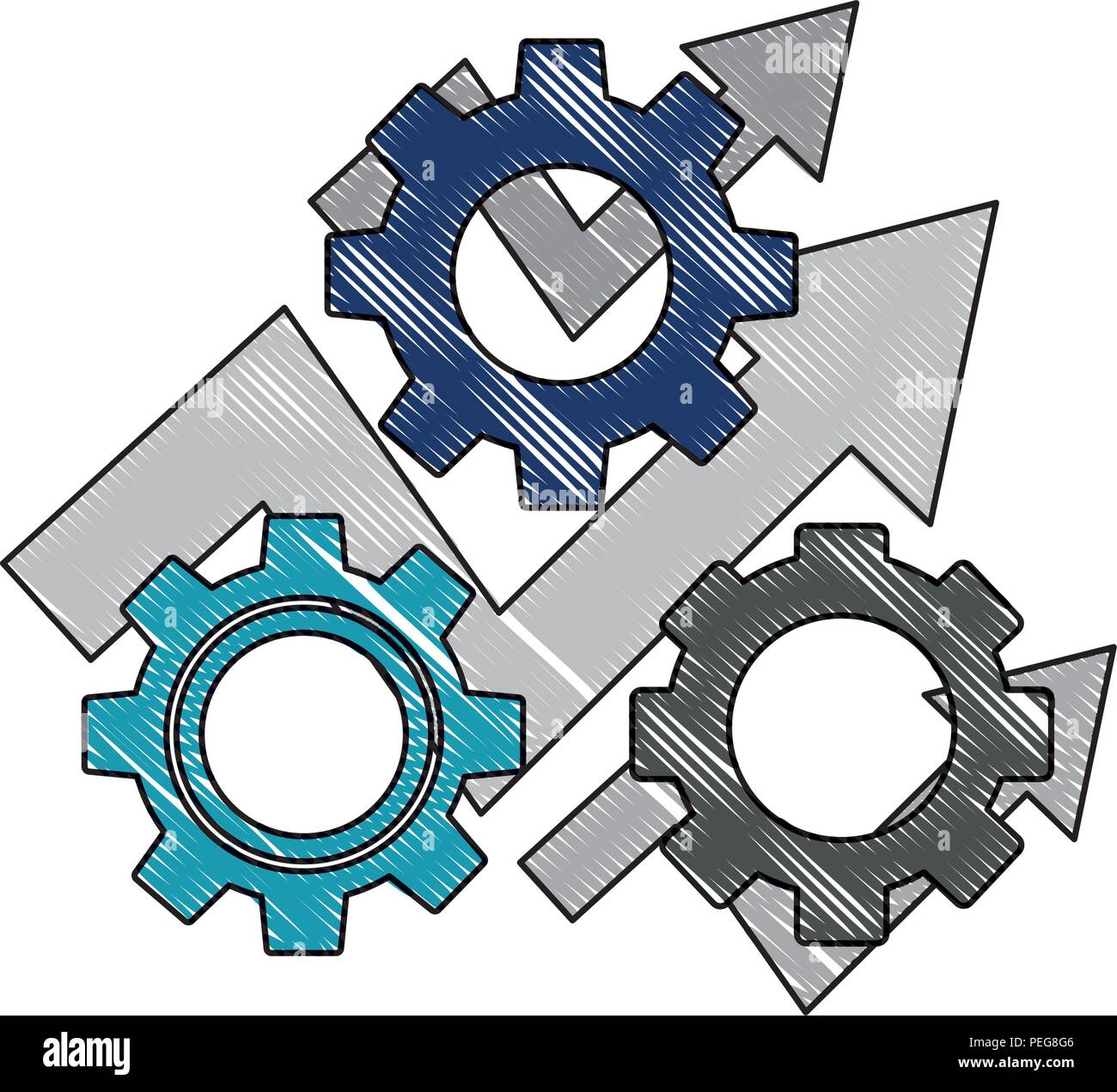 Solid progress Stock Vector Images - Alamy