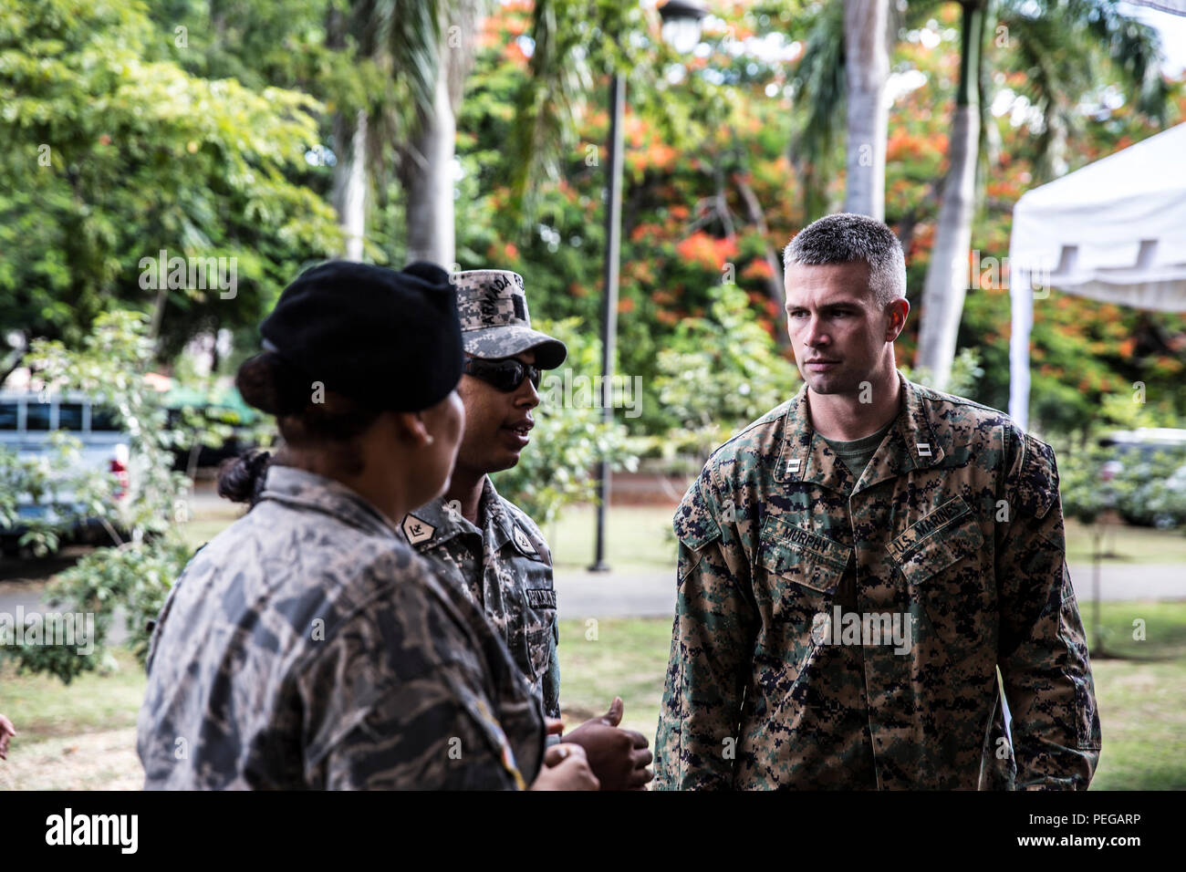 U.S. Marine Corps Capt. Patrick Murphy, a civil affairs officer ...