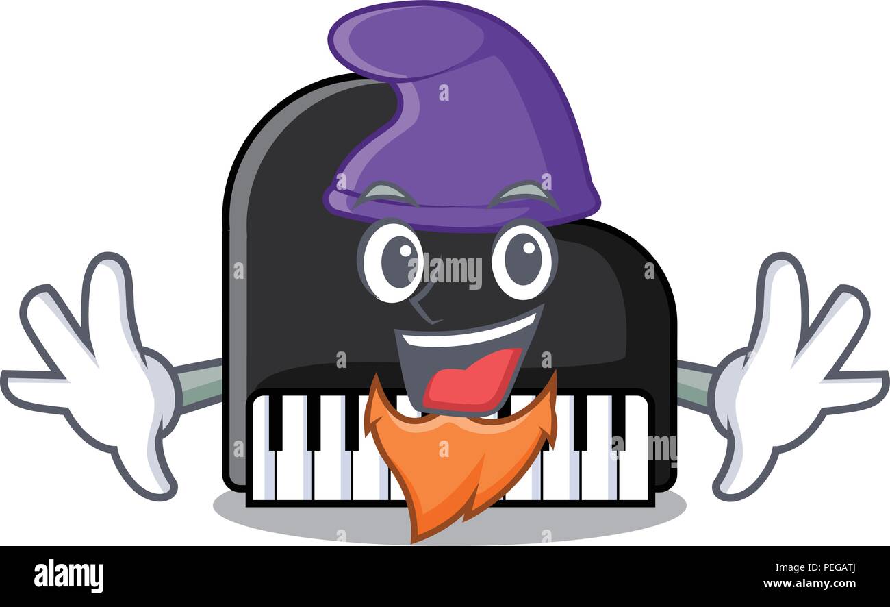 Elf piano character cartoon style Stock Vector Image & Art - Alamy