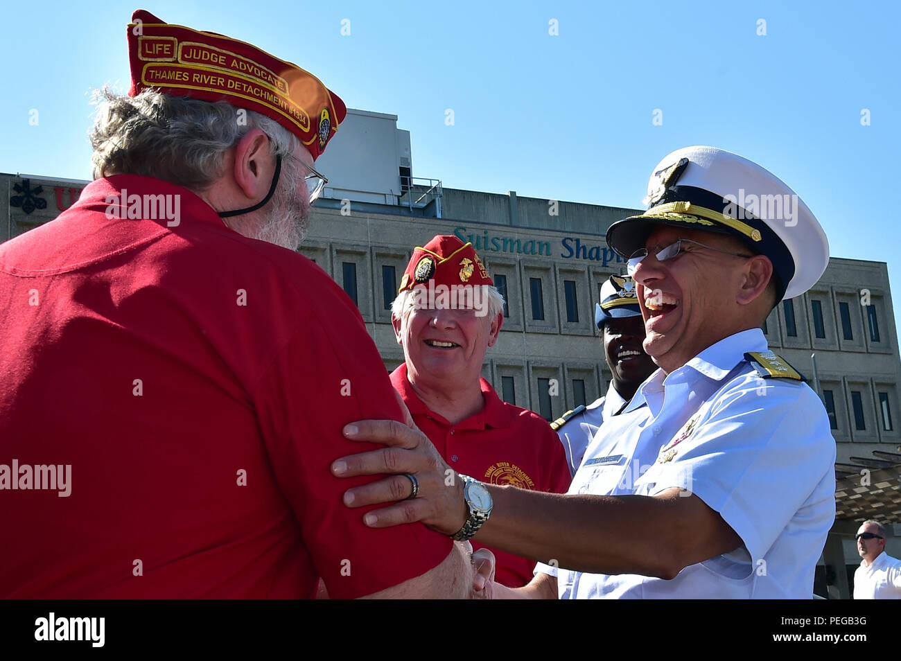 The superintendent of the Coast Guard Academy, Rear Adm. James Rendon ...