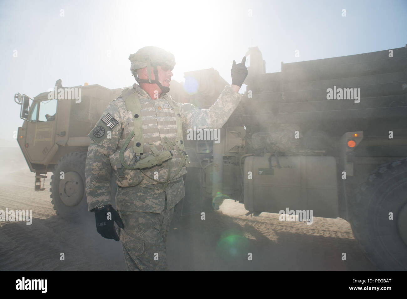Maj. Jayson Gracida, executive officer for 2nd Squadron, 116th Cavalry ...