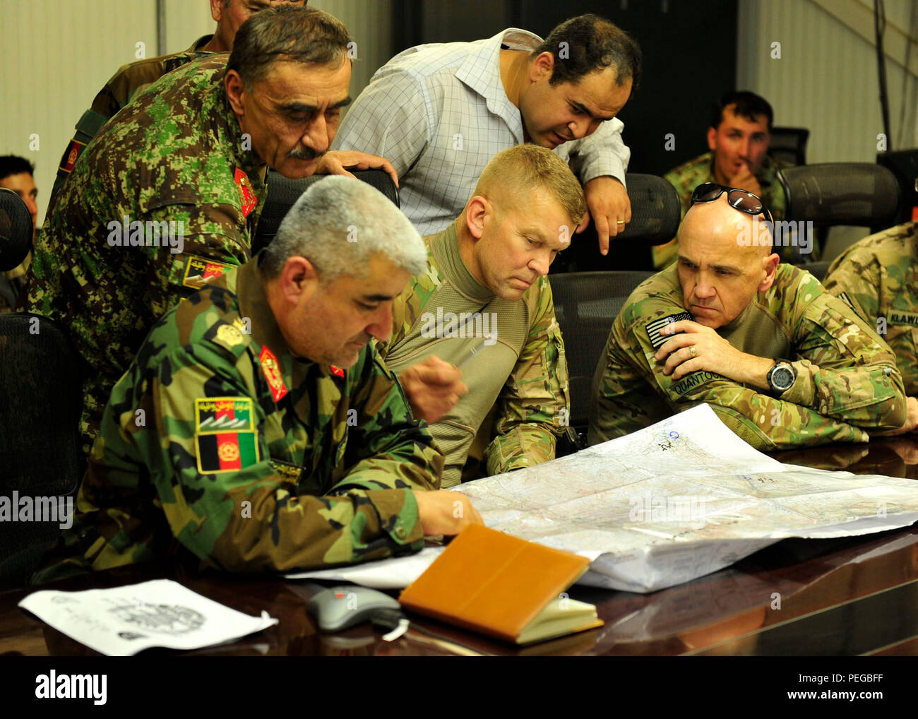 Lt. Gen. Qadim Shah, Afghan National Army Chief of General Staff, and ...