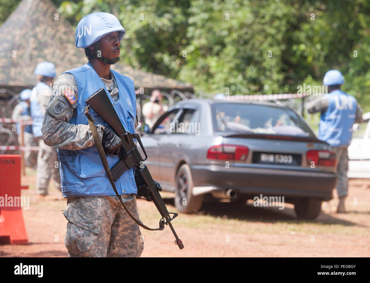 U.S. Army Spc. Brandon Barnes, 728th Military Police Battalion, 8th ...