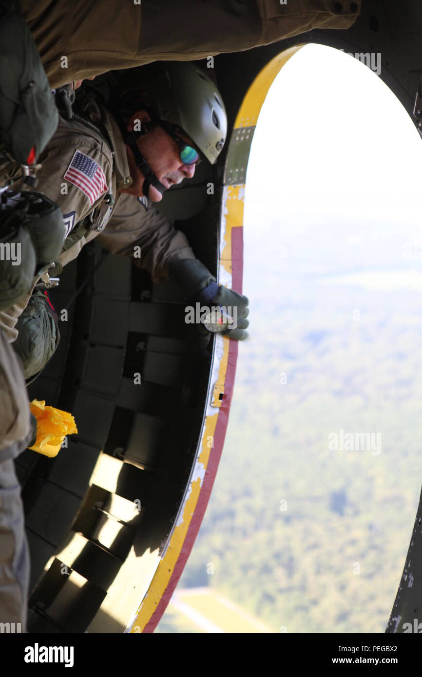 Retired U.S. Army Sgt. Butch Garner, primary jump master of the Liberty ...