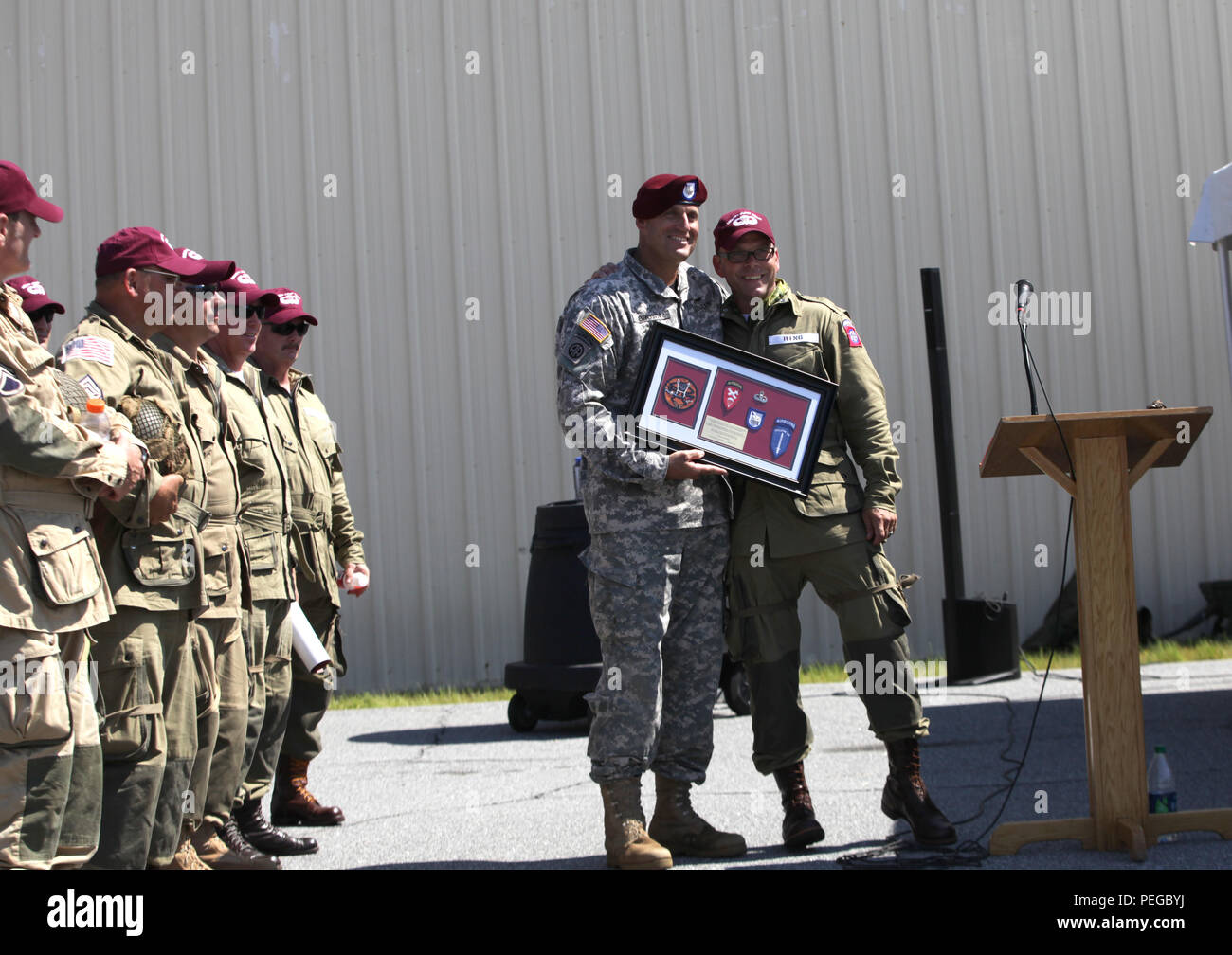 Former commander 1st battalion parachute regiment hi-res stock ...