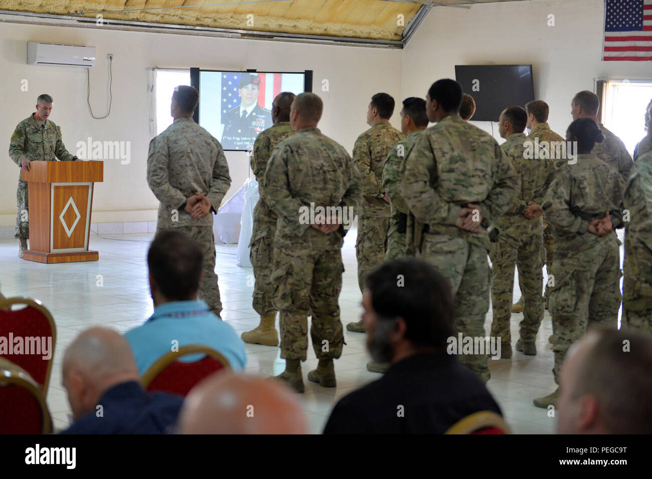 KABUL, Afghanistan (Aug. 13, 2015) Coalition forces joined together to ...