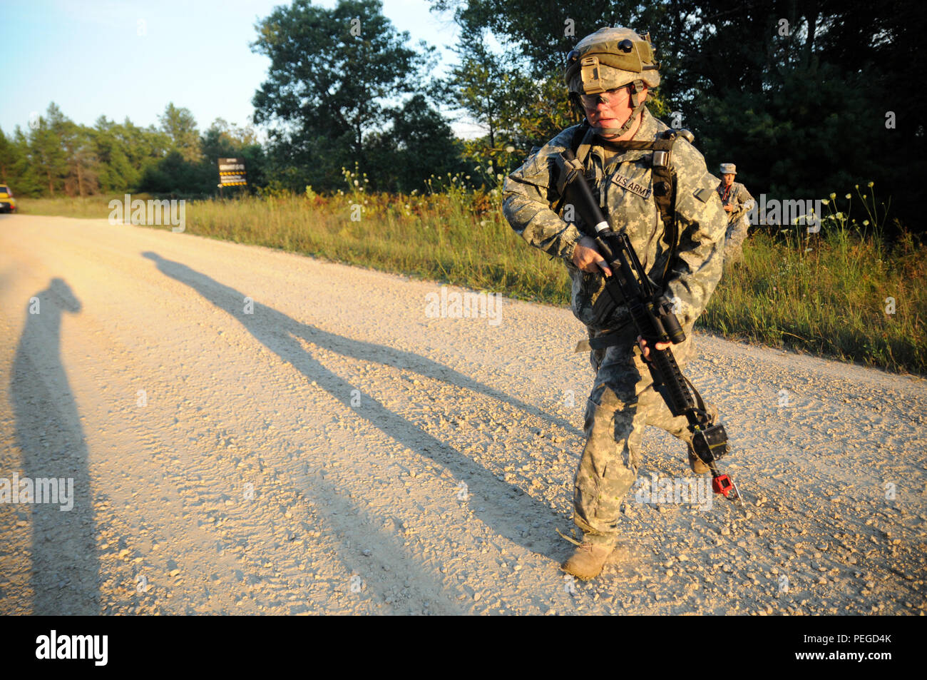 U.S. Army Reserve Spc. Bobbie Ann Mitchell, a bridge crewmember of the ...