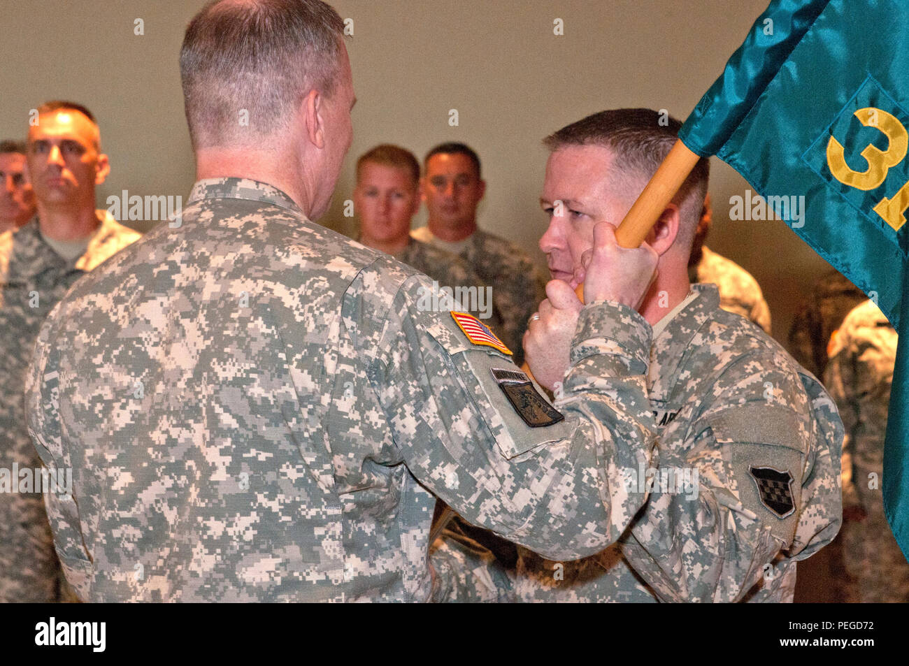 Lt. Col. Stephen G. Harlan, the outgoing 314th Press Camp Headquarters ...