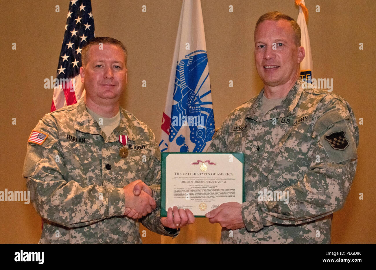 From right: Brig. Gen. Gregory J. Mosser, deputy commanding general of ...