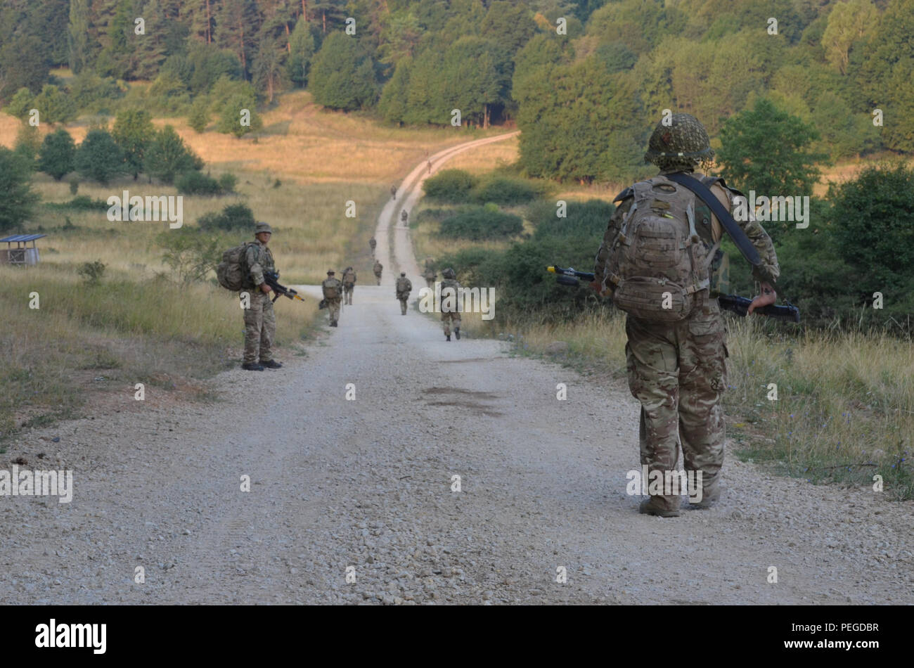 Joint patrol with the british army hi-res stock photography and images ...