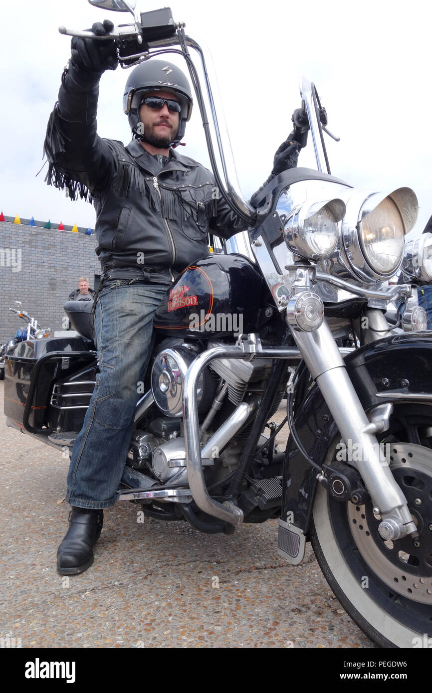Annual May day bike run, 1 May 2017, Hastings, East Sussex United ...