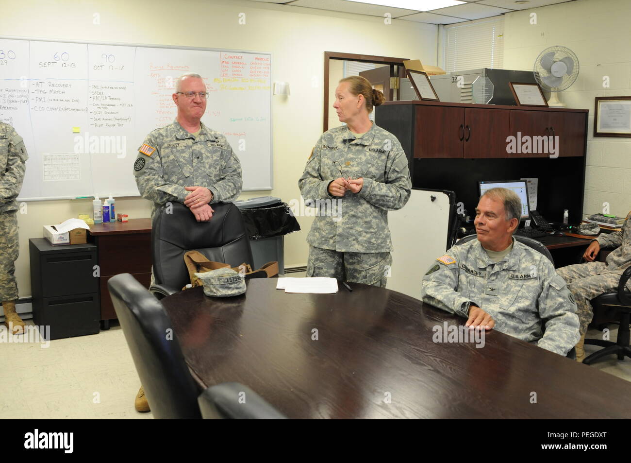 U.S. Army Brig. Gen. James Begley, the assistant adjutant general for ...