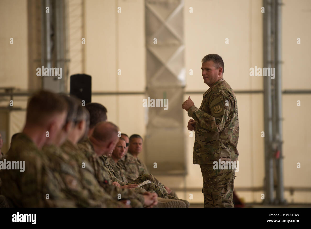 U.S. Air Force Col. James Curry, 451st Air Expeditionary Group ...