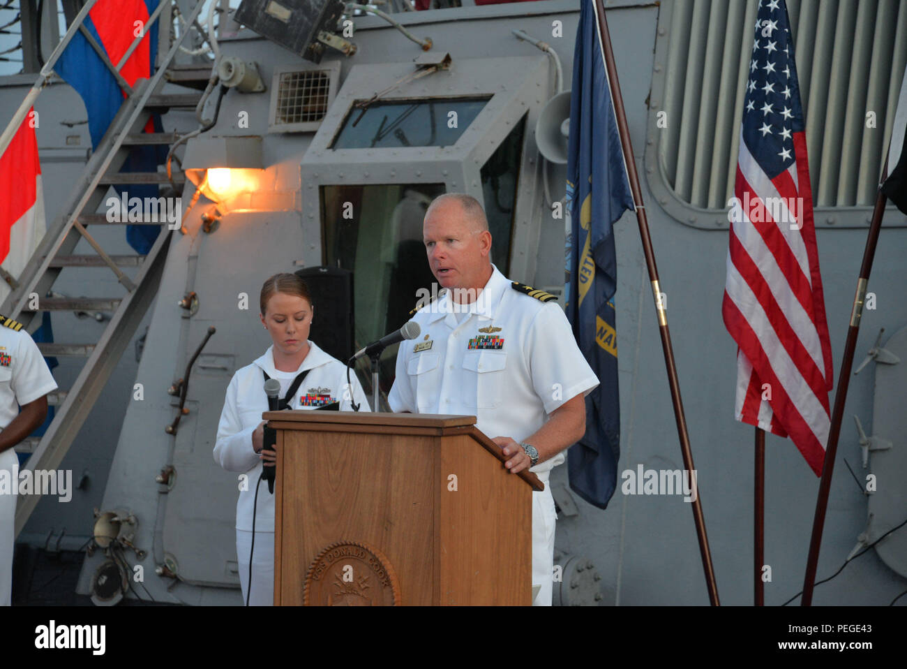 15081150815-N-ZZ999-103 THEOULE-SUR-MER, France (Aug. 15, 2015) Cmdr ...