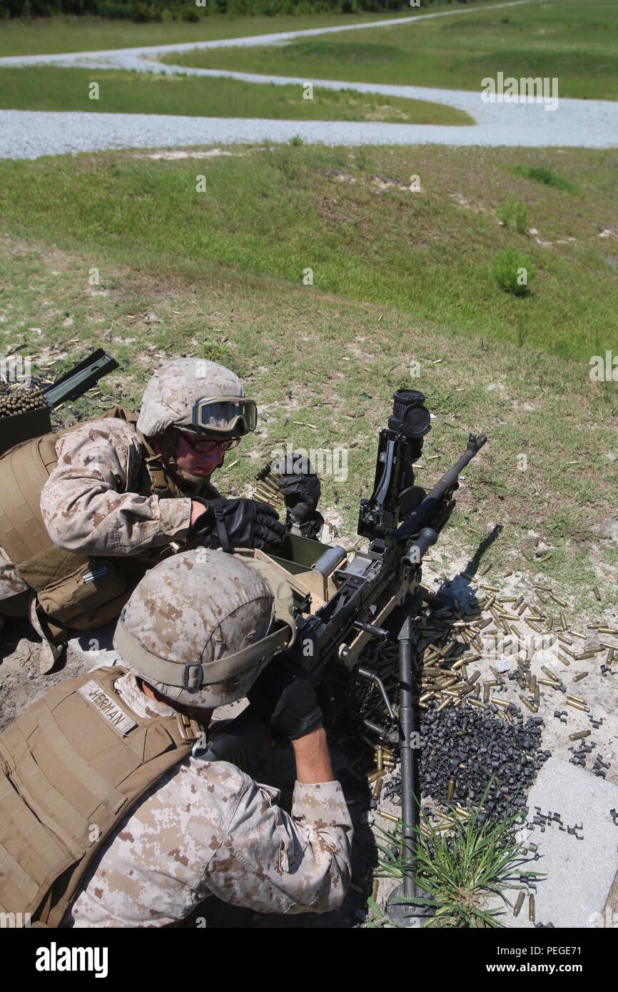 Marines with Truck Company, Headquarters Battalion, 2nd Marine Division ...