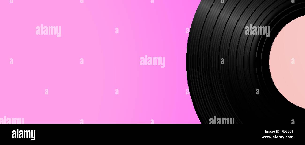 Vintage vinyl record background. Retro music background template Stock ...