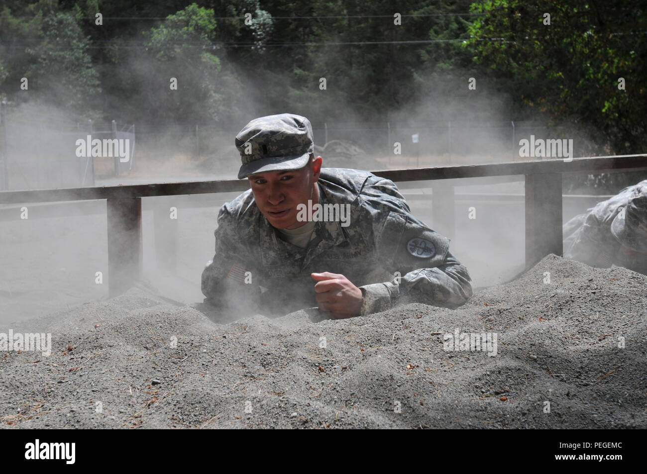 First Lt. Calvin Schoonover, an environmental science officer for the ...