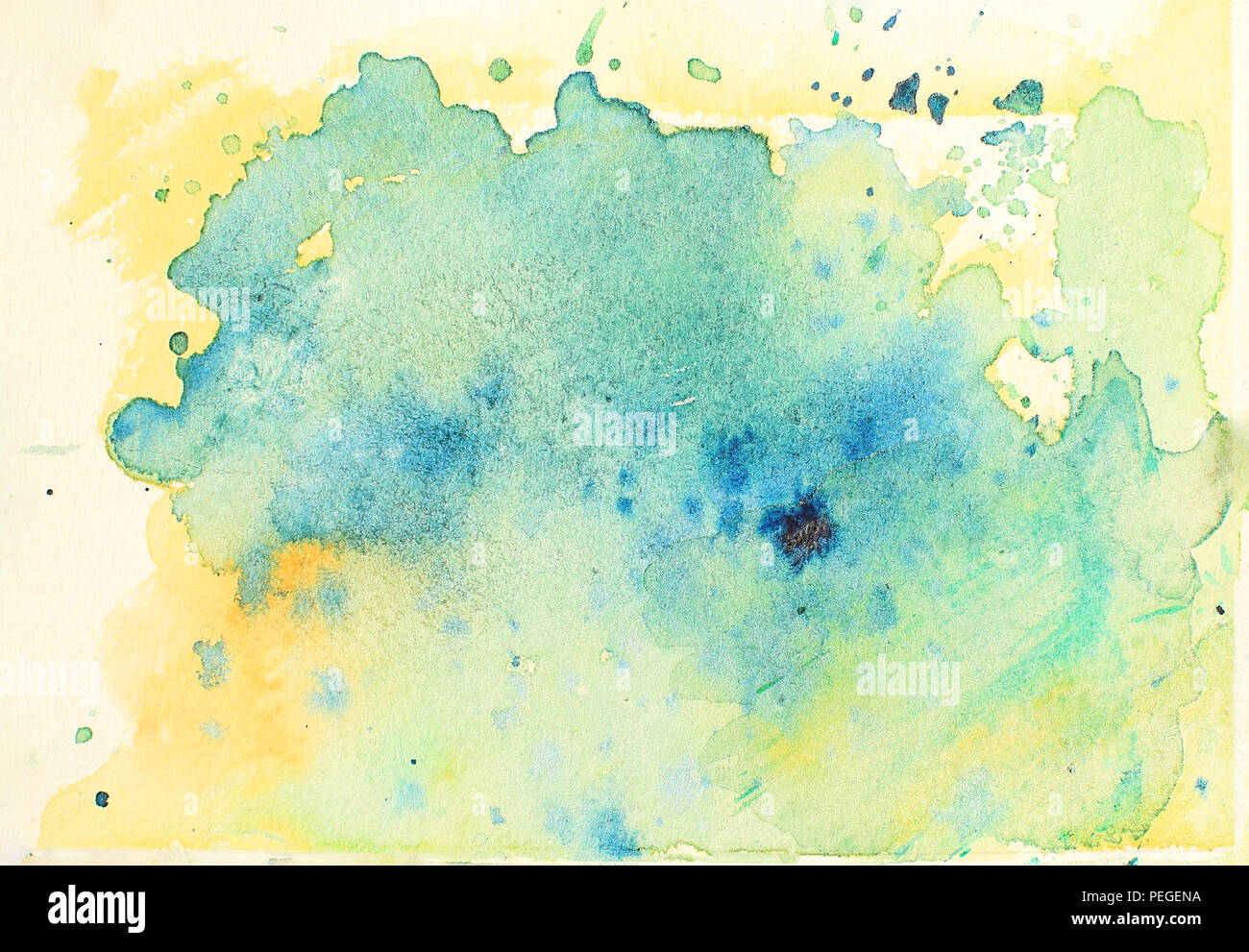 Abstract watercolor background painting Stock Photo - Alamy