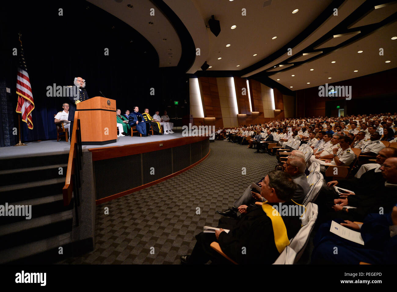 An actor impersonating rear adm stephen b luce hi-res stock photography and images - Alamy