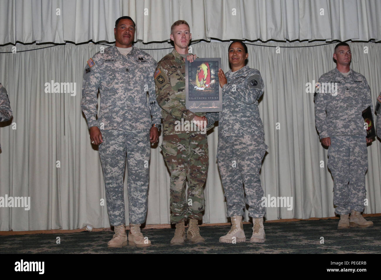 Sgt. Roger Nash, the orderly room clerk with Battery C, 1st Battalion ...