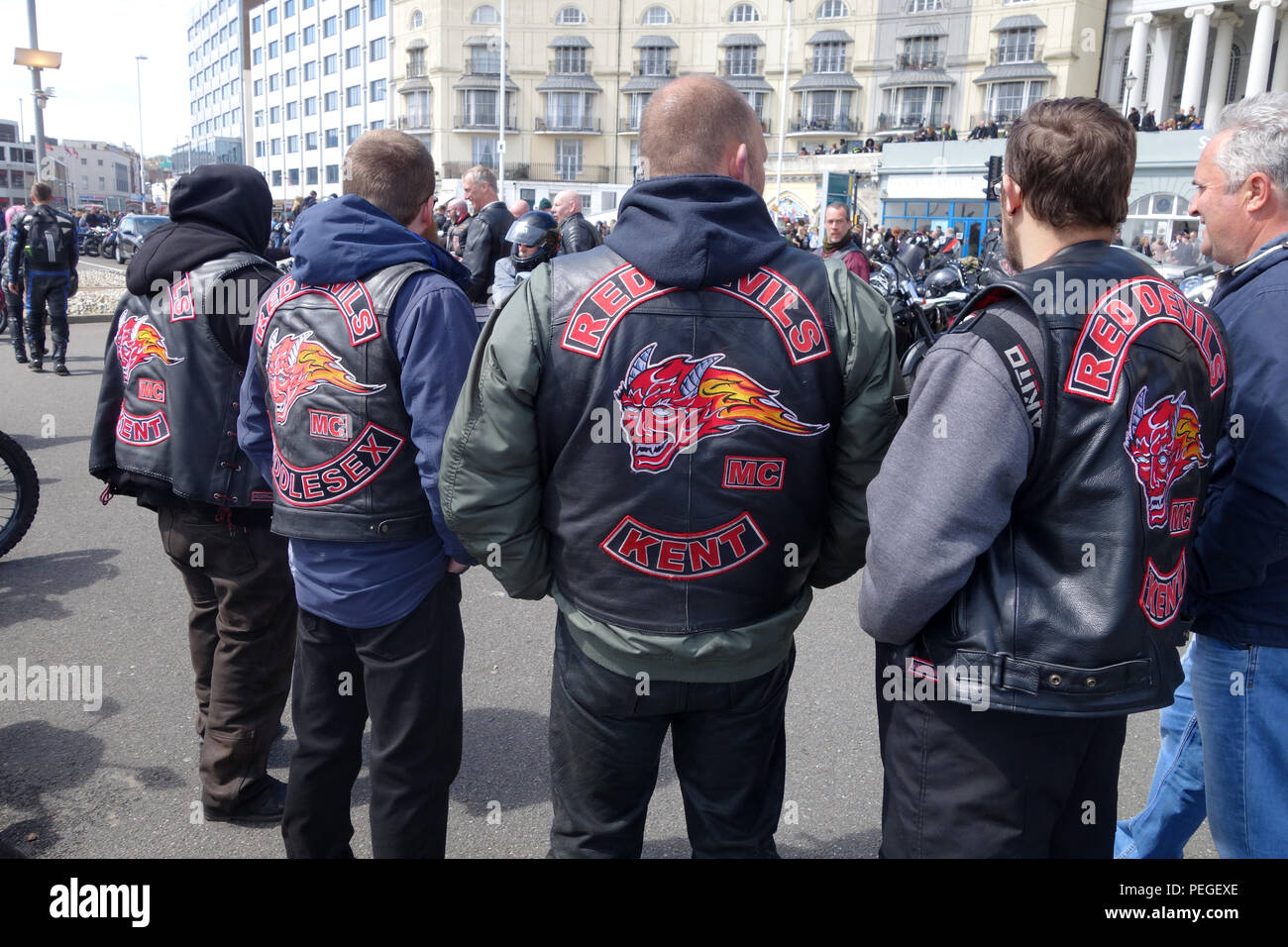 Bike gang hi-res stock photography and images - Alamy