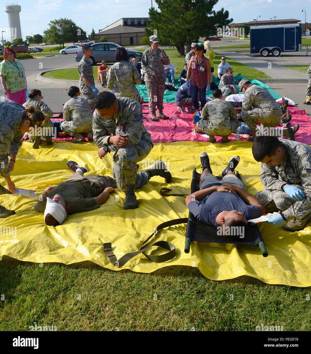 Casualty collection point hi-res stock photography and images - Alamy