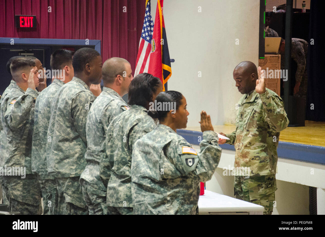 Command Sgt. Maj. Frank Graham, the command sergeant major of the 101st ...