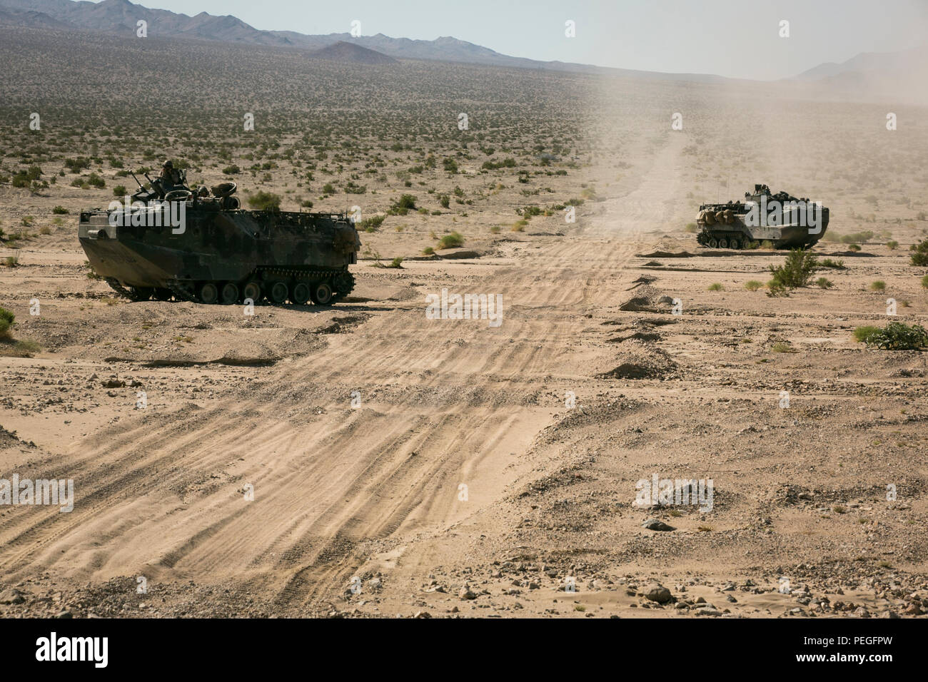 Amphibious Assault Vehicles operators with 1st Battalion, 3rd Marine ...