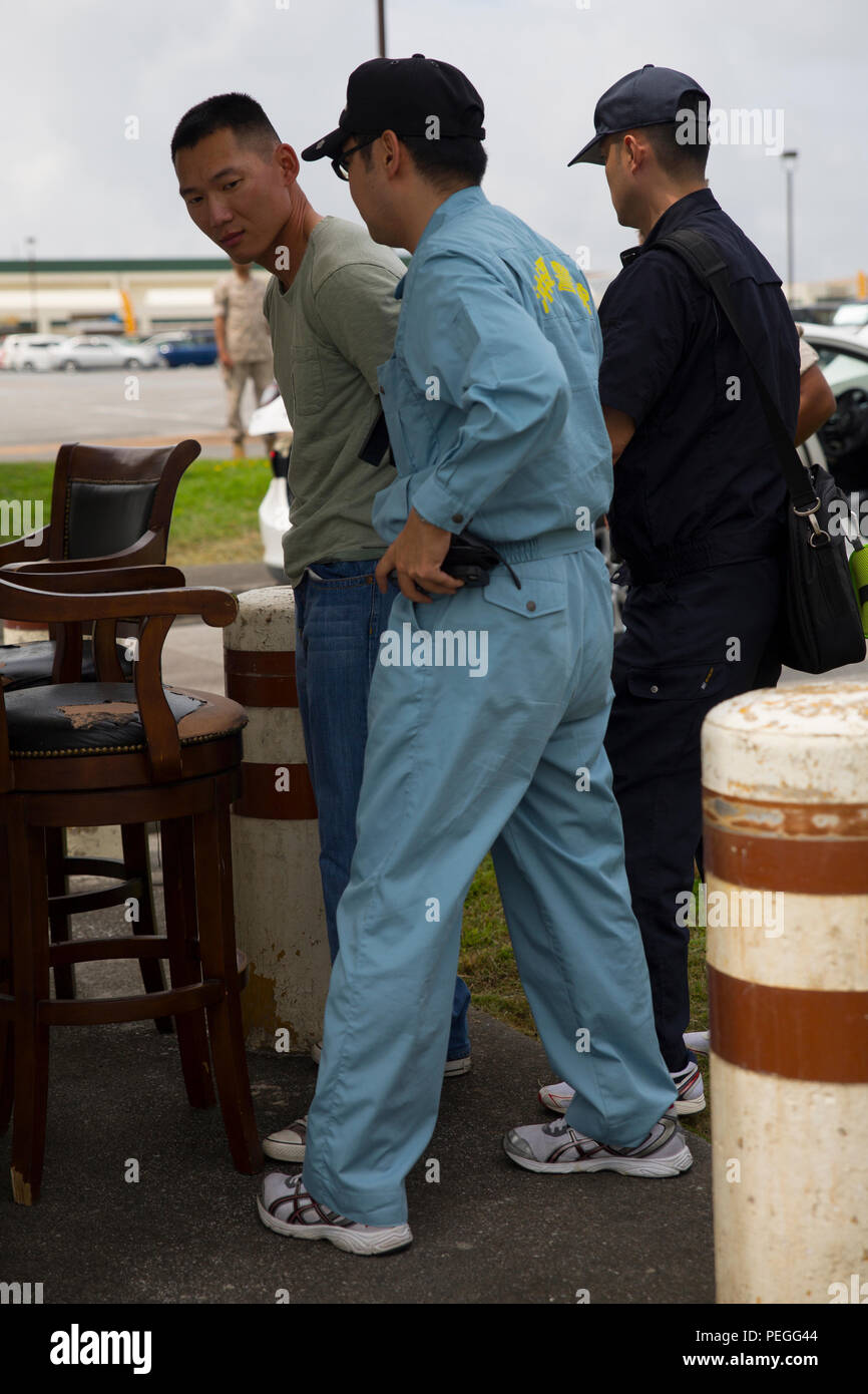 Cpl. Sun M. Bae, a security guard with the Provost Marshal’s Office ...