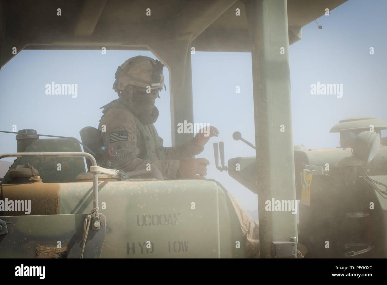 Idaho Army National Guard Sgt. Zachary Whitlock, a heavy equipment ...