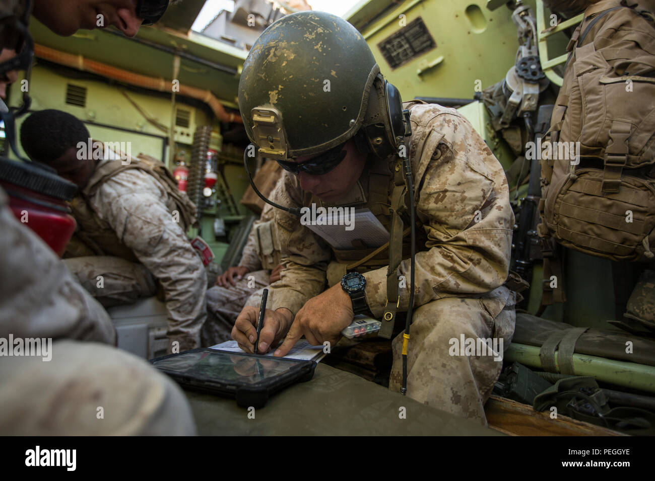 U.S. Marine Corps 1st Lt. Joseph McKee, a fire integration support team ...
