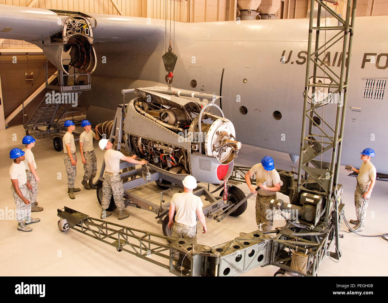 A 361st Training Squadron instructor demonstrates removal and ...