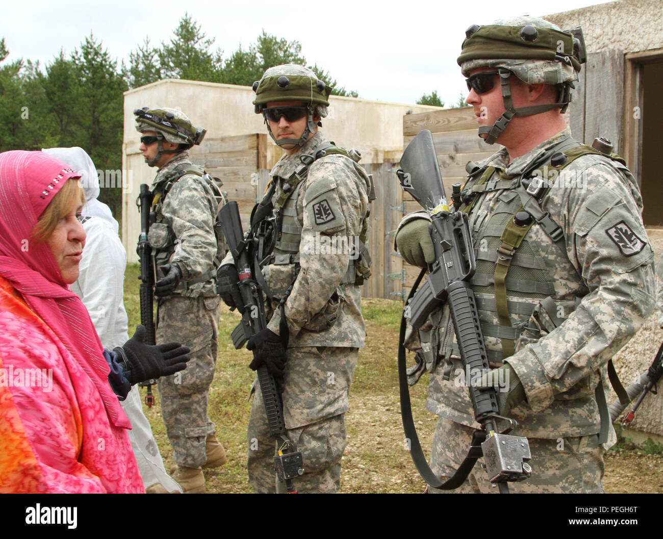 Staff Sgt. John Joyce, Pfc. Hunter Sargent, and 1st Lt. Sean Potts, all ...