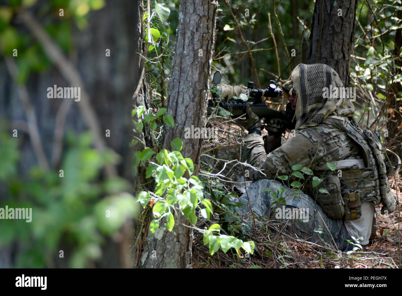 During an active shooter exercise at McEntire Joint National Guard Base ...