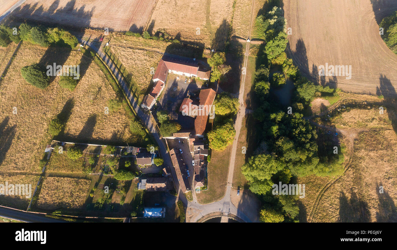Aerial view of Courson, Essonne, France Stock Photo - Alamy