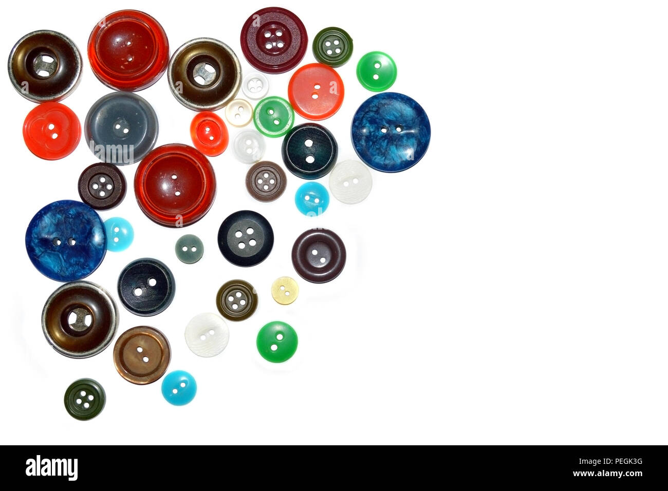 Buttons Cut Out Stock Images & Pictures - Alamy