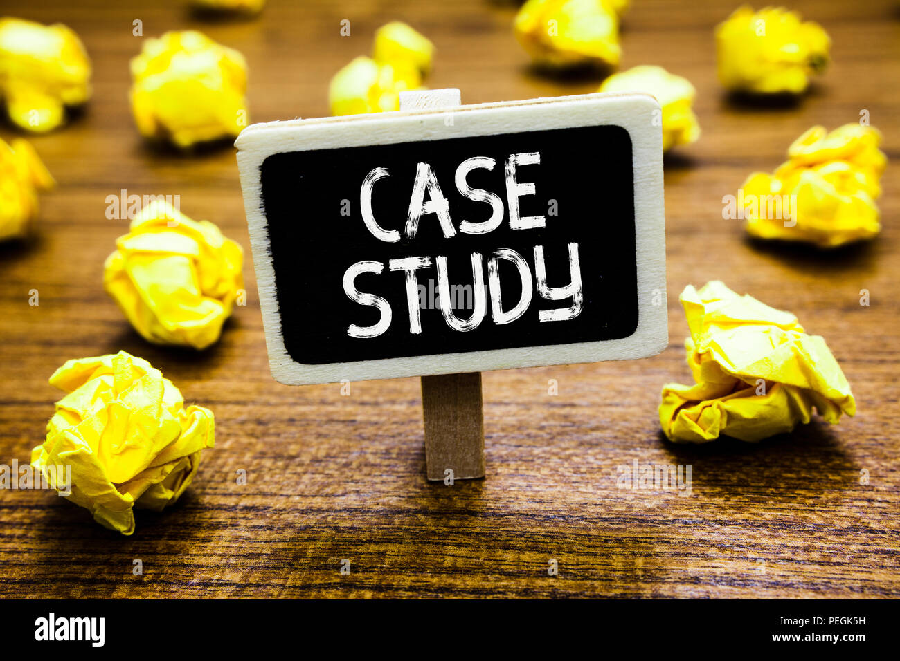 Conceptual hand writing showing Case Study. Business photo showcasing A ...