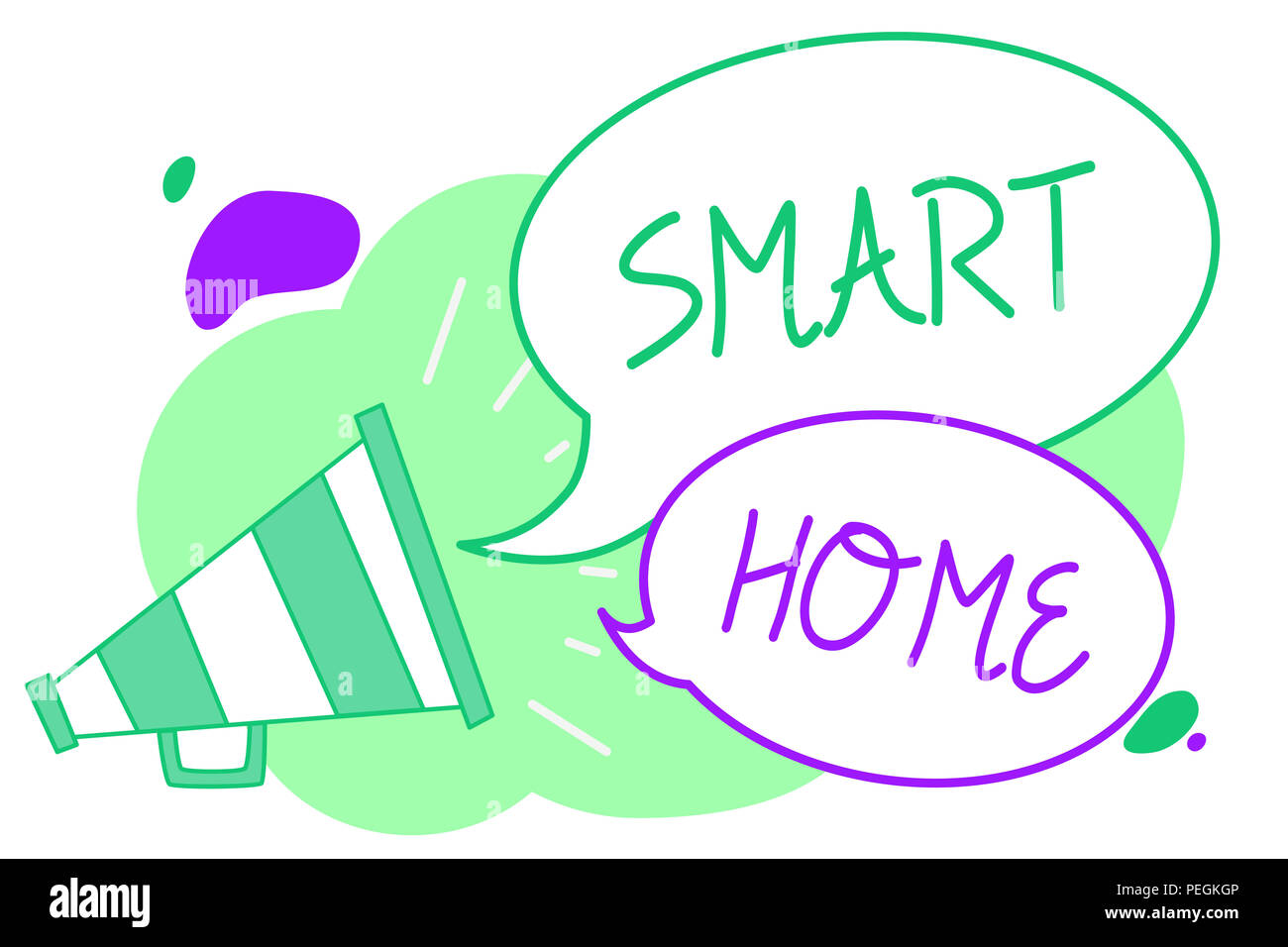 Handwriting text Smart Home. Concept meaning automation system control ... Handwriting text Smart Home. Concept meaning automation system control ...
