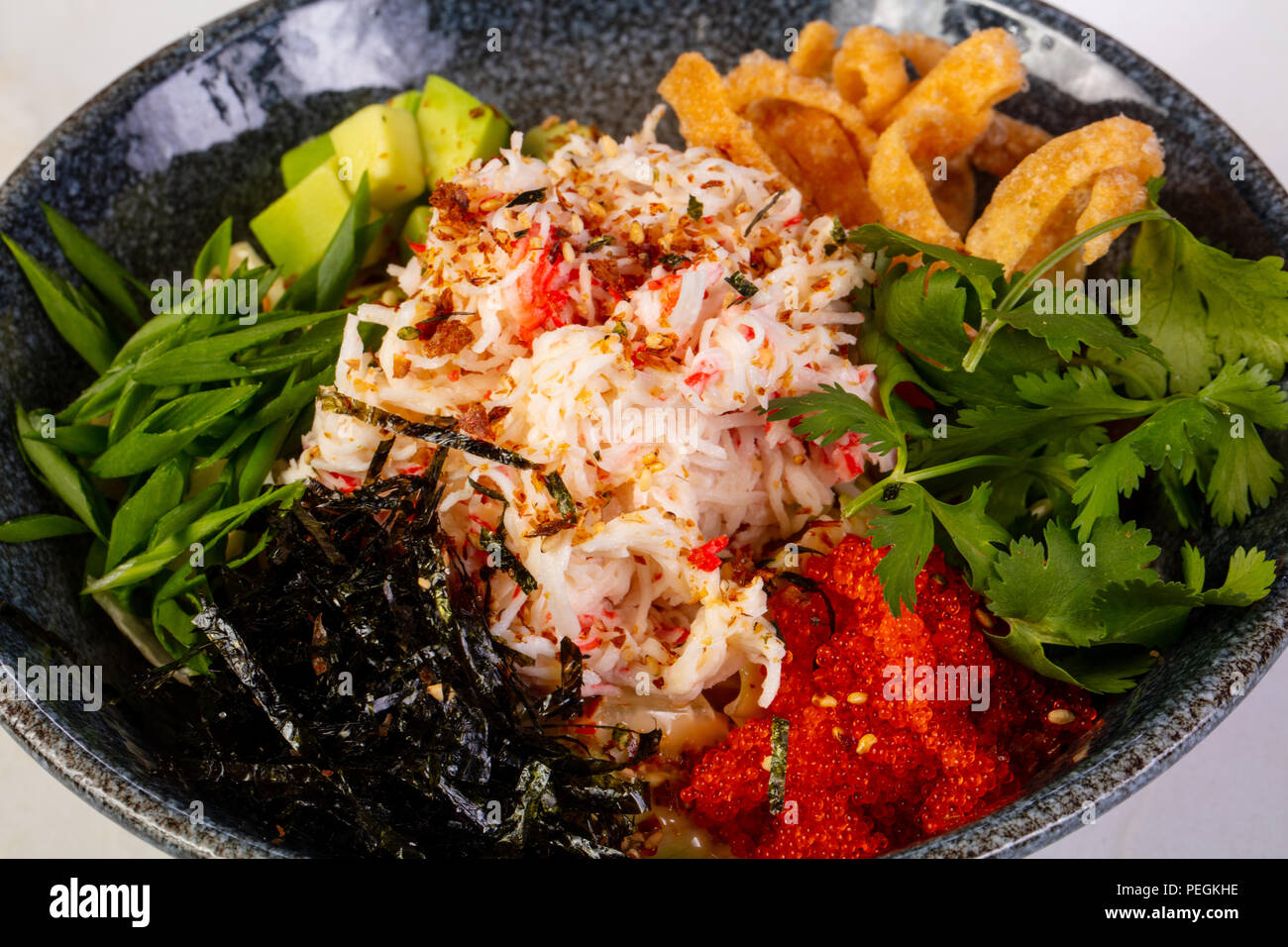 Poke crab meat hi-res stock photography and images - Alamy