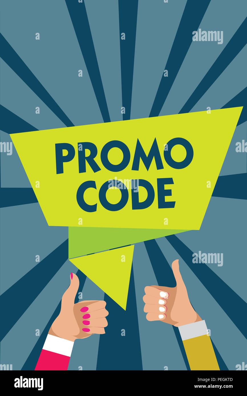 Handwriting text writing Promo Code. Concept meaning digital numbers ...