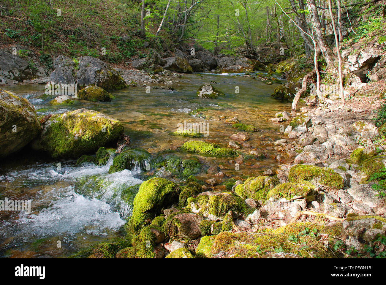 Small rapid waterfall hi-res stock photography and images - Alamy