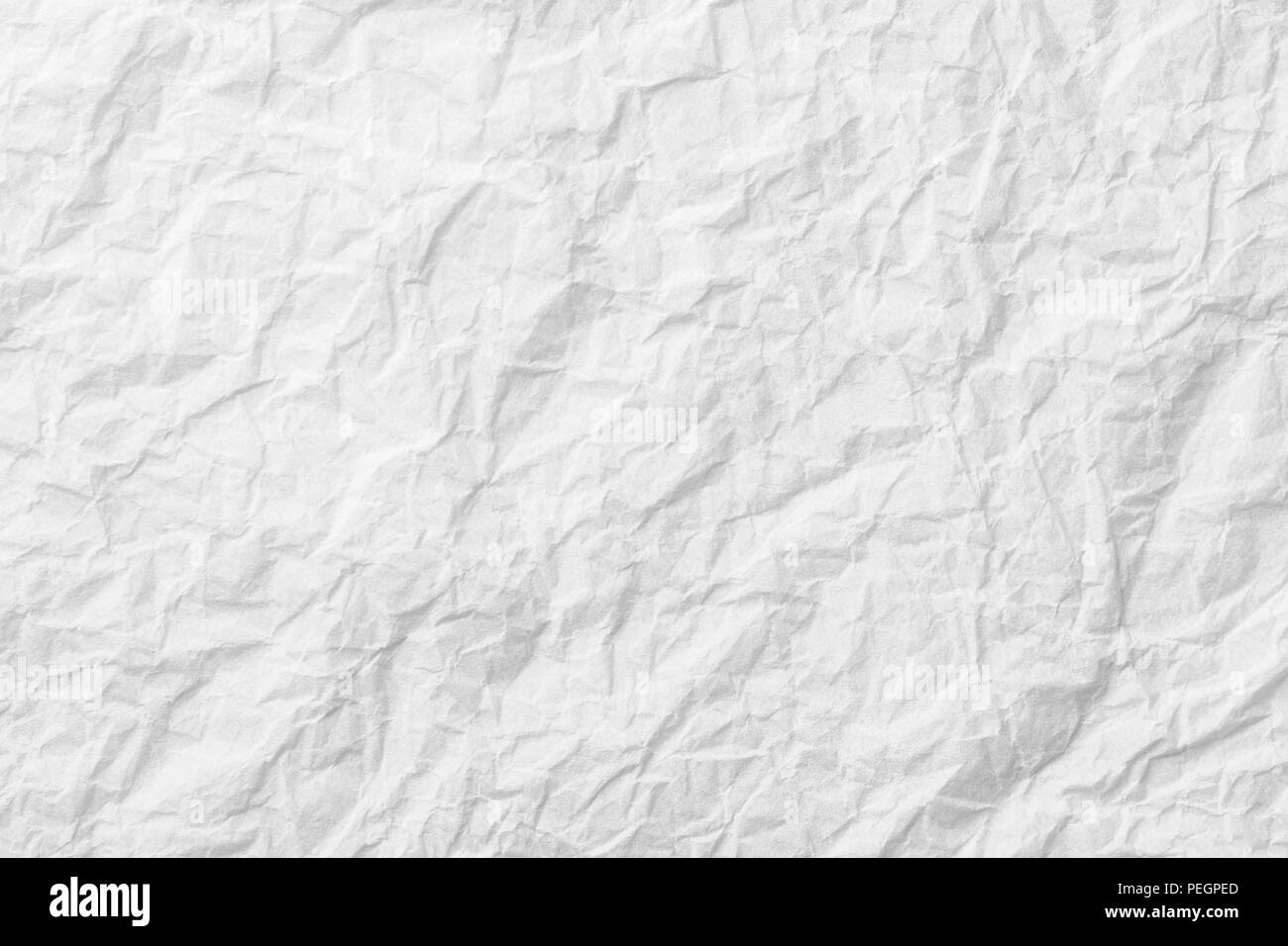 Creased white paper texture, abstract background of crumpled paper ...
