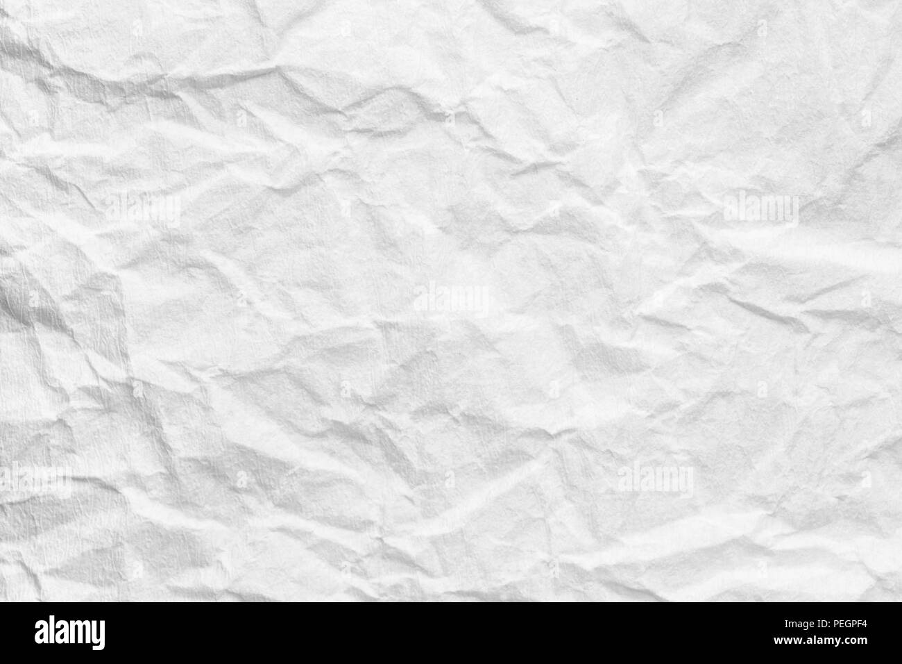 Abstract background of creased white paper, texture Stock Photo - Alamy