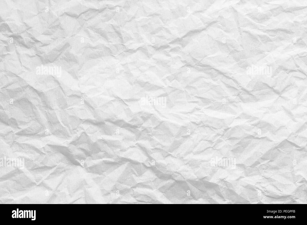 Creased background of white paper, texture Stock Photo - Alamy