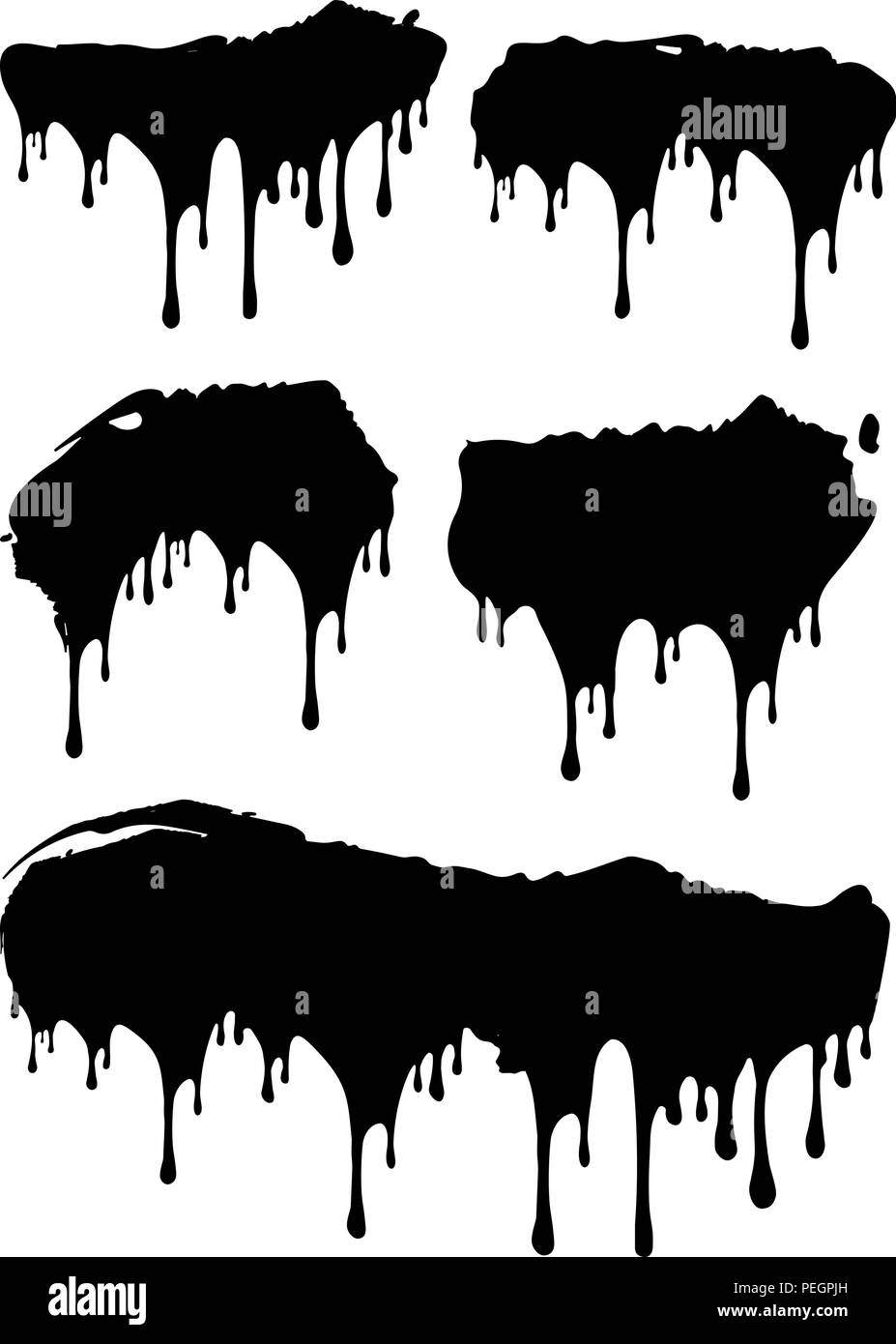 Grunge Drip Vector