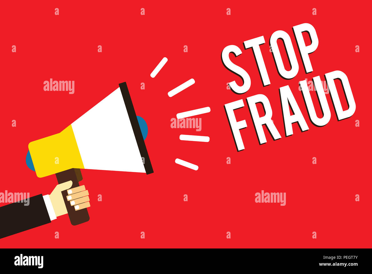 Word writing text Stop Fraud. Business concept for campaign advices ...