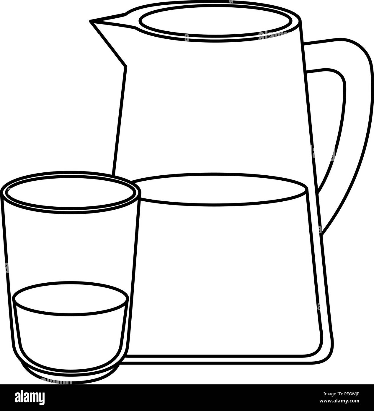 water jar isolated icon Stock Vector Image & Art - Alamy