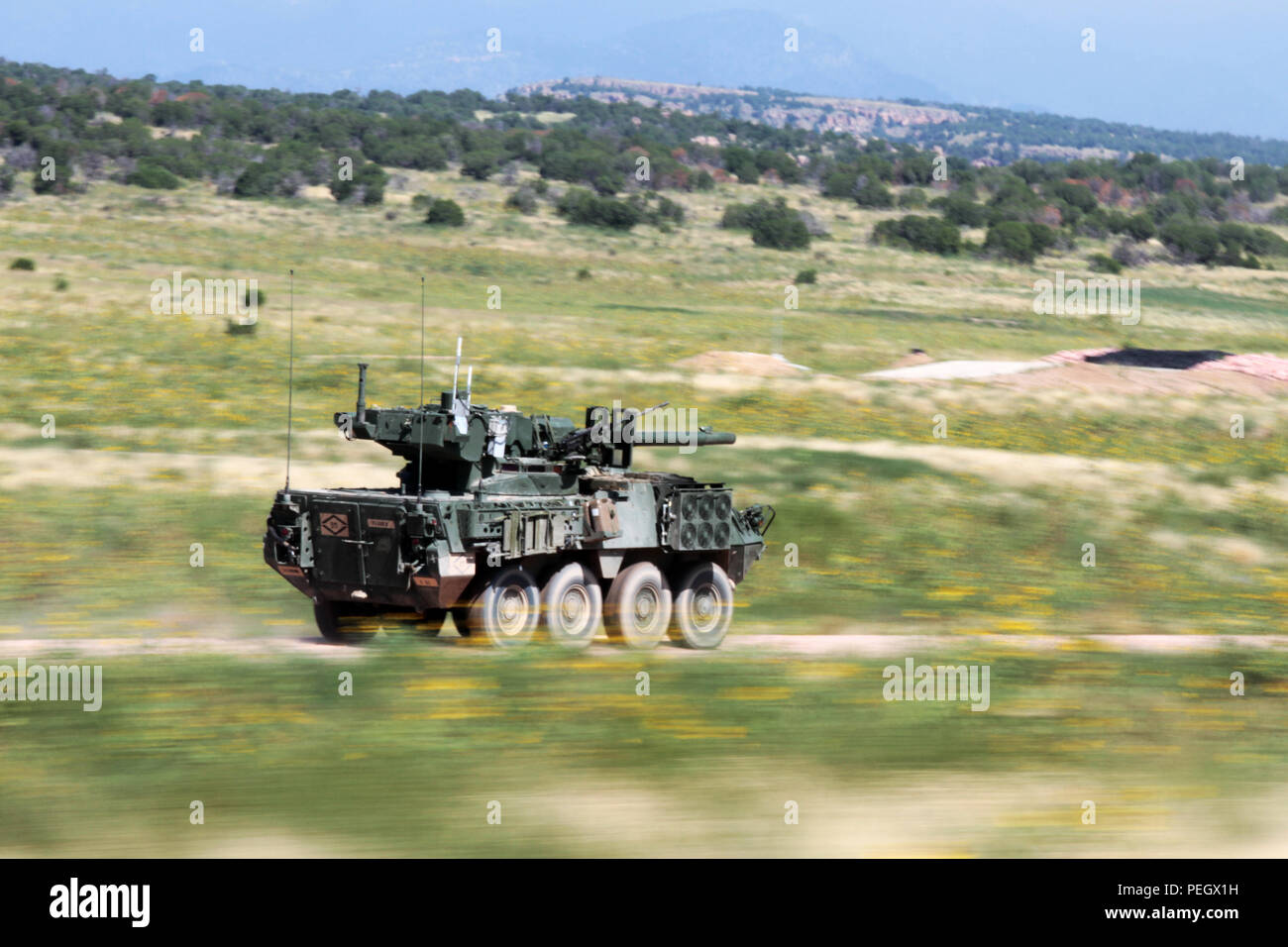 Mobile Gun System Stryker Gunnery High Resolution Stock Photography and ...