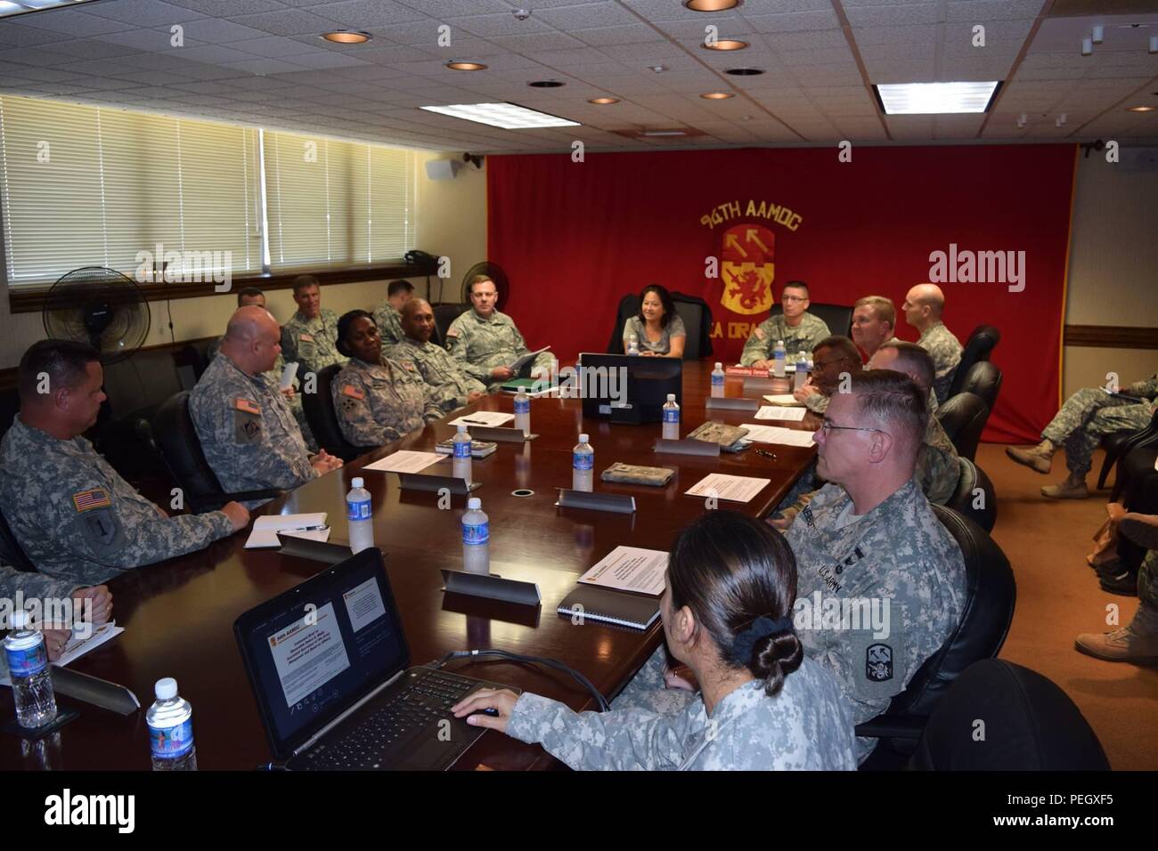 During a visit to the 94th Army Air and Missile Defense Command (AAMDC ...