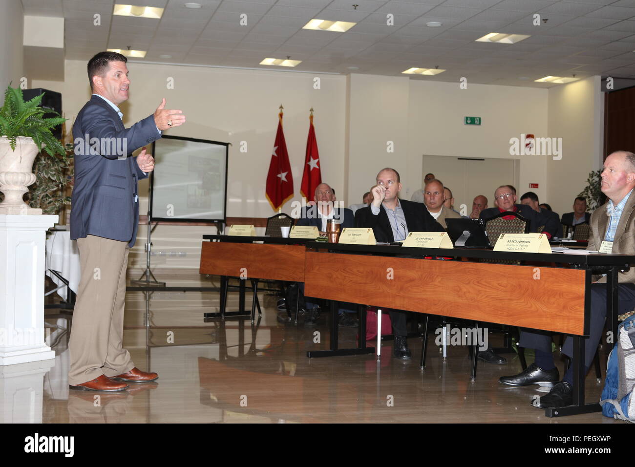 Col. Chip Daniels, commander of 3rd Brigade, 1st Armored Division ...